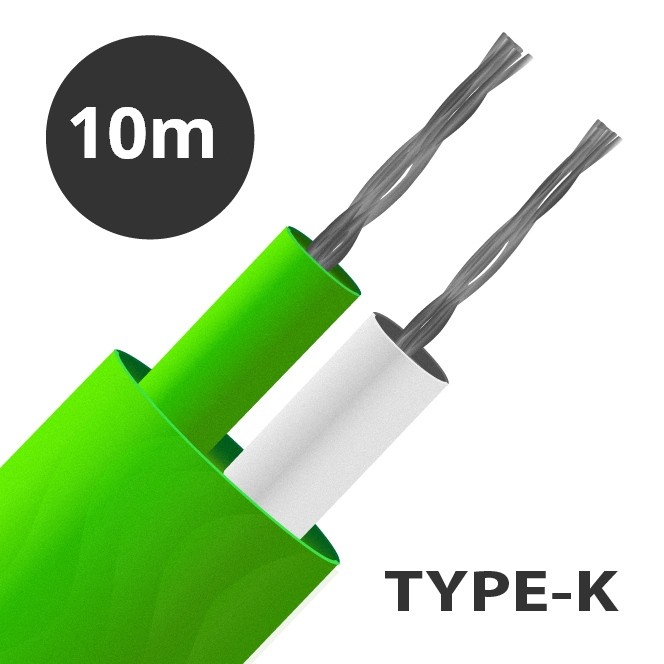 Type K PFA Insulated Flat Pair Thermocouple Cable / Wire (IEC)