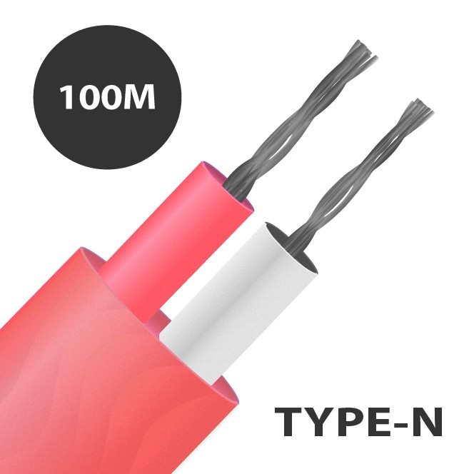 Type N PVC Insulated Flat Pair Thermocouple Cable / Wire (IEC)