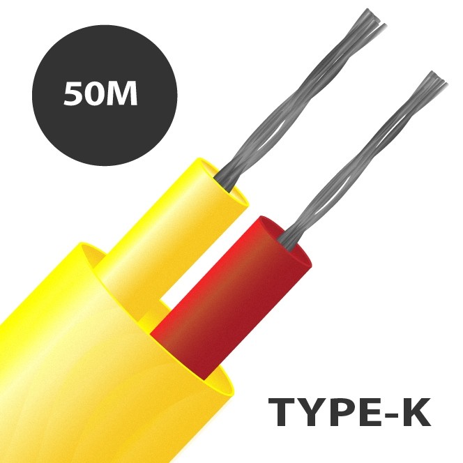 Type K PVC Insulated Flat Pair Thermocouple Cable / Wire (ANSI)