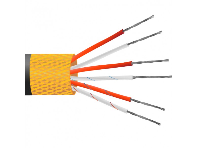 4 Core PVC Insulated Wire, Tin Plated Copper Screen, PRT Sensor Cable ...