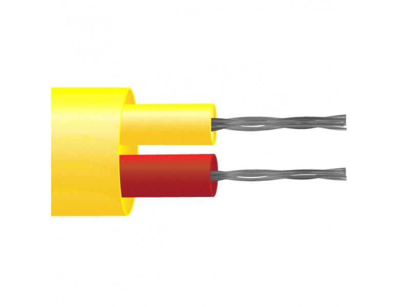 Type K PFA Insulated Flat Pair Thermocouple Cable / Wire (ANSI)