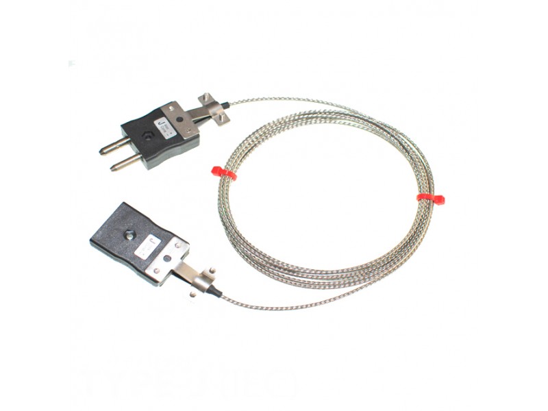 Type J Glassfibre Thermocouple Extension Leads with Standard Plug ...