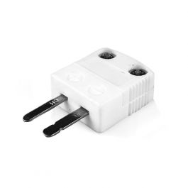 Miniature High-Temperature (650°C) Ceramic Thermocouple Plug Type K IEC