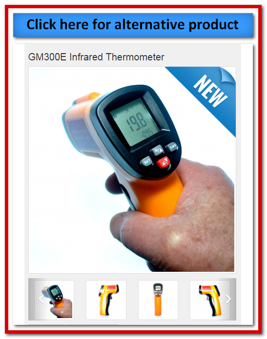 GM700 Infrared Thermometer in box